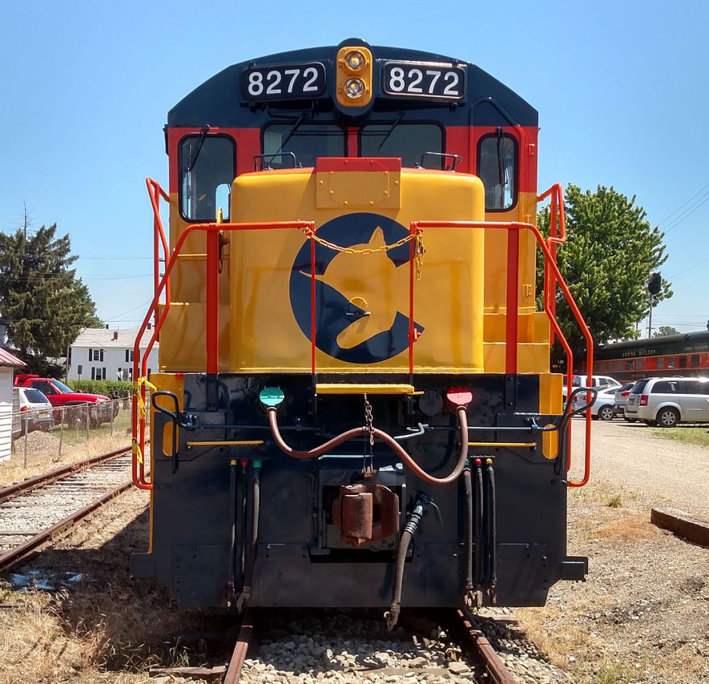 C&O #8272 Arrives at Lake Shore Railway Museum in North East, PA ...
